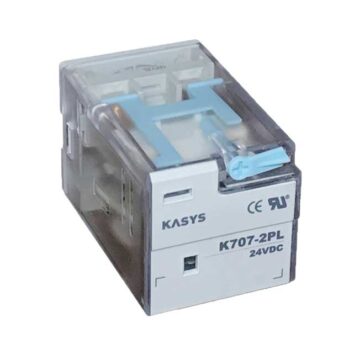 رله 8 پایه کاکن KACON K707-2PL 220VAC بوبین 220 ولت AC